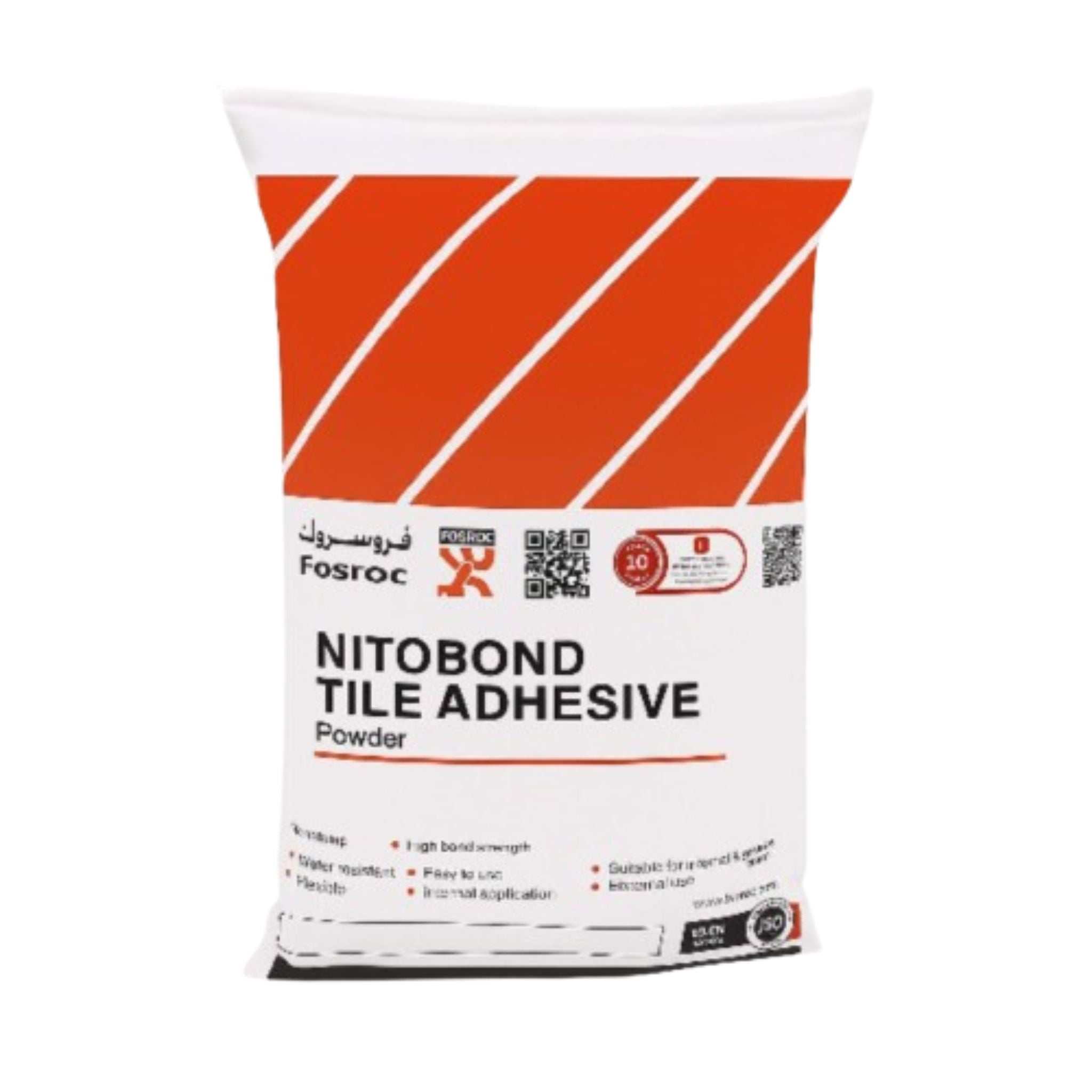 Tile Adhesive UAE | Fosroc Nitobond High-Performance 25kg Grey ...